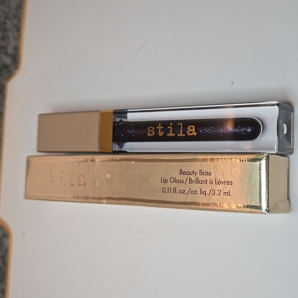Stila | Makeup | Stila Beauty Boss Lip Gloss In The Black | Poshmark